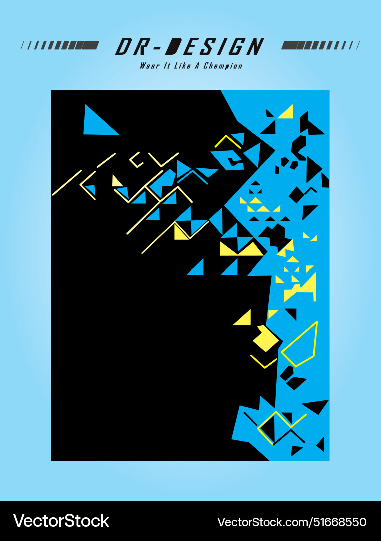 Sublimation creative t-shirt design Royalty Free Vector