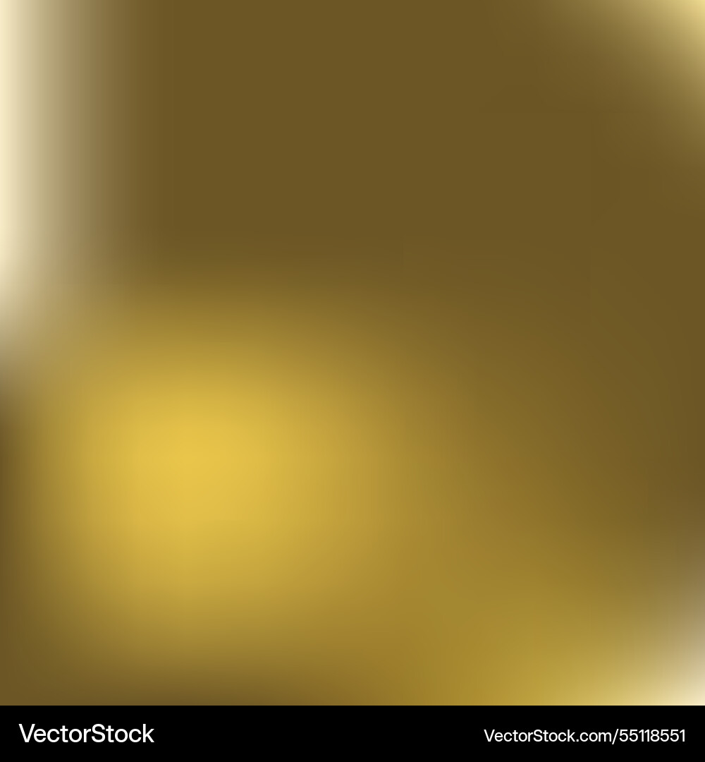 Abstract golden blurred background gradient Vector Image