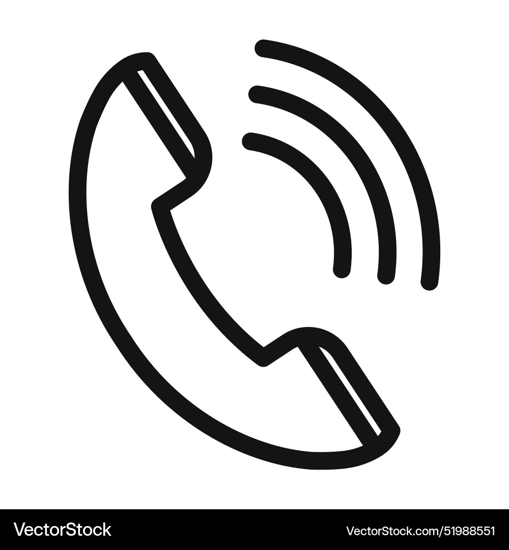 Telephone call icon ideal for communication Vector Image