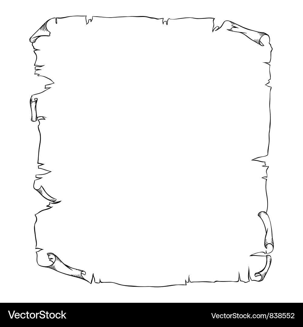 Old scroll page background for your designs Vector Image