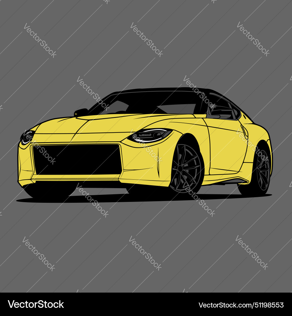 Cartoon car Royalty Free Vector Image - VectorStock