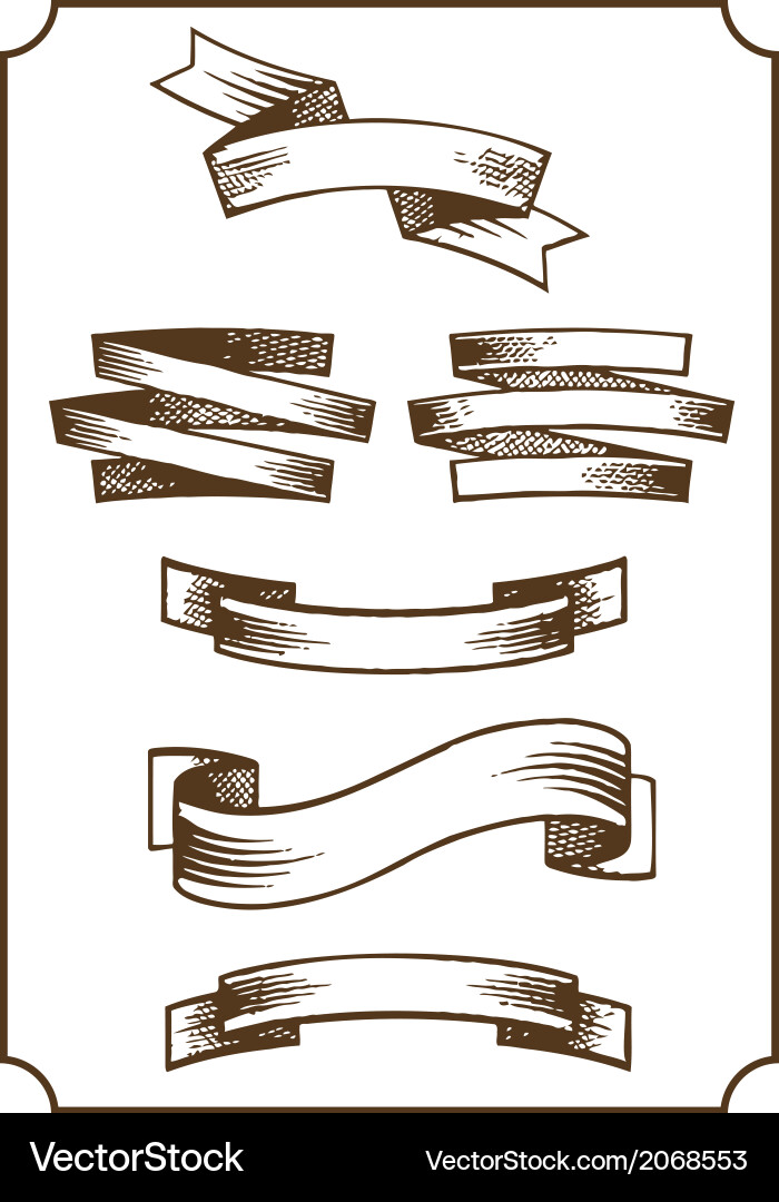 Old banners Royalty Free Vector Image - VectorStock