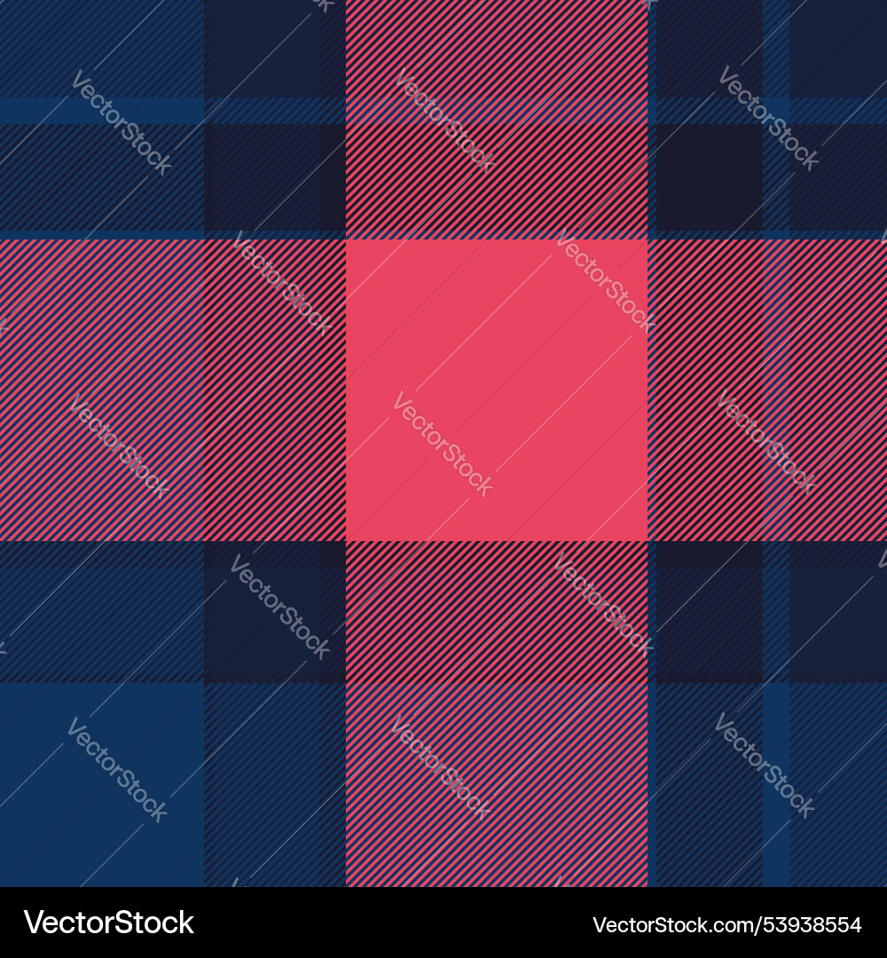 Good textile pattern brand plaid fabric seamless Vector Image