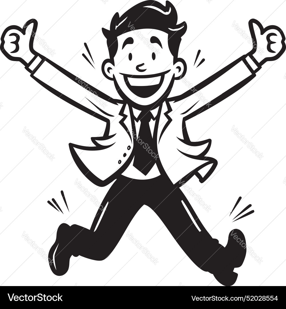 Joyous corporate innovator crest black logo Vector Image