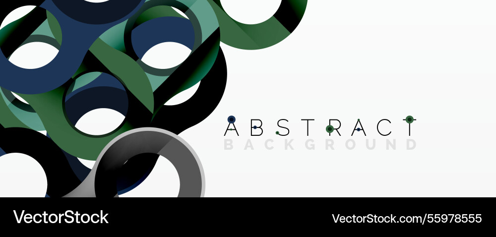 Abstract geometric pattern with interlocking Vector Image