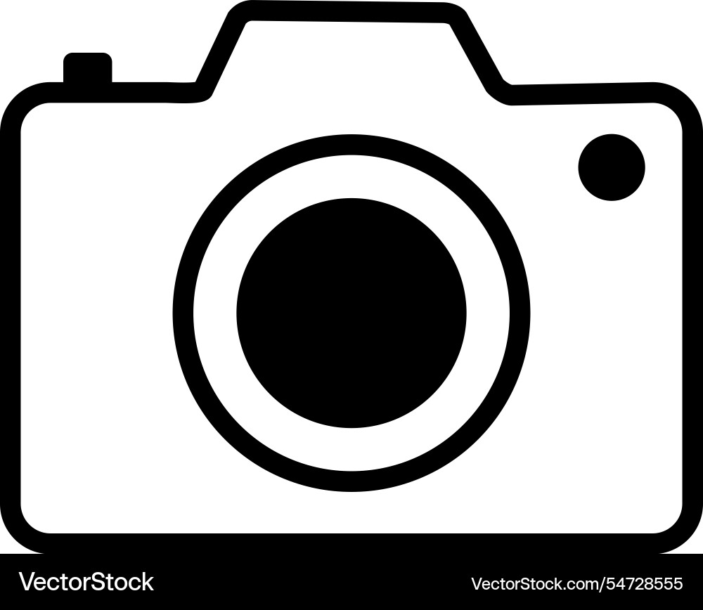 Simple flat photo camera symbol perfect for apps – Free Vector ...
