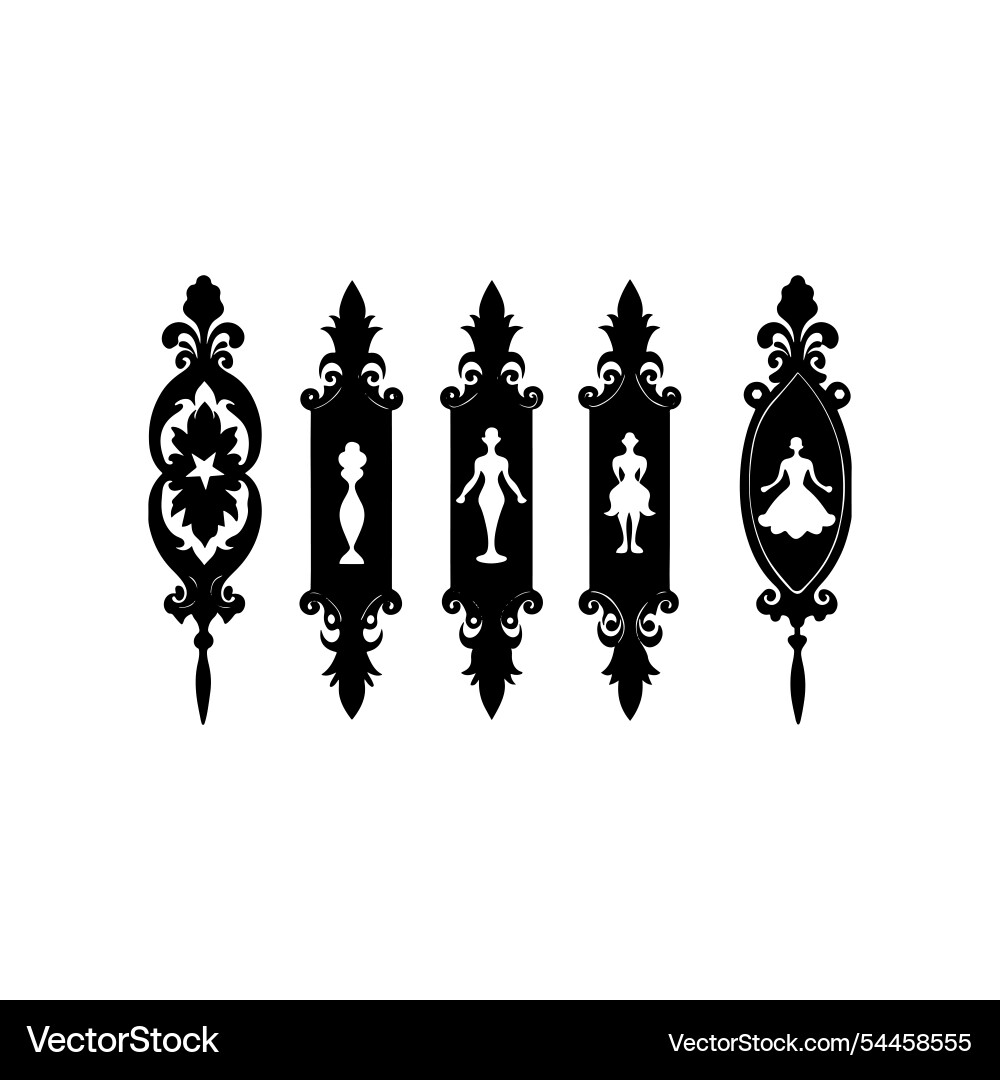 Vintage hand mirror design with elegant Royalty Free Vector