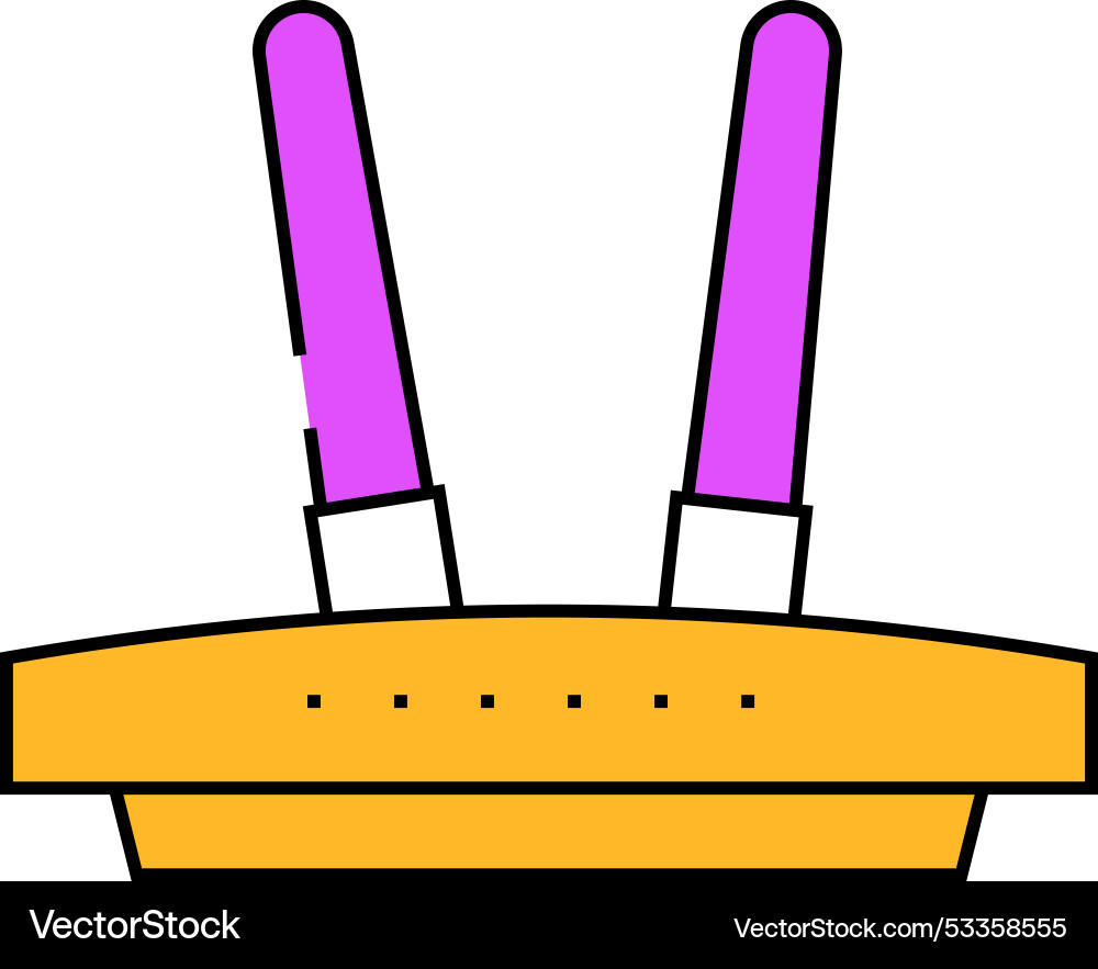Wi-fi router icon color Royalty Free Vector Image