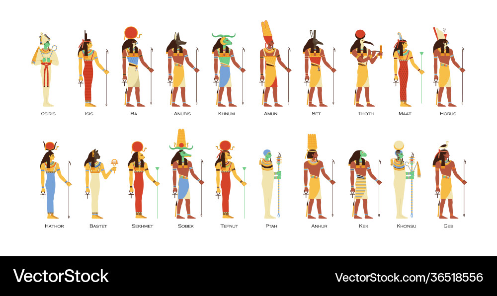 Geb Egyptian God Vector Images (41)