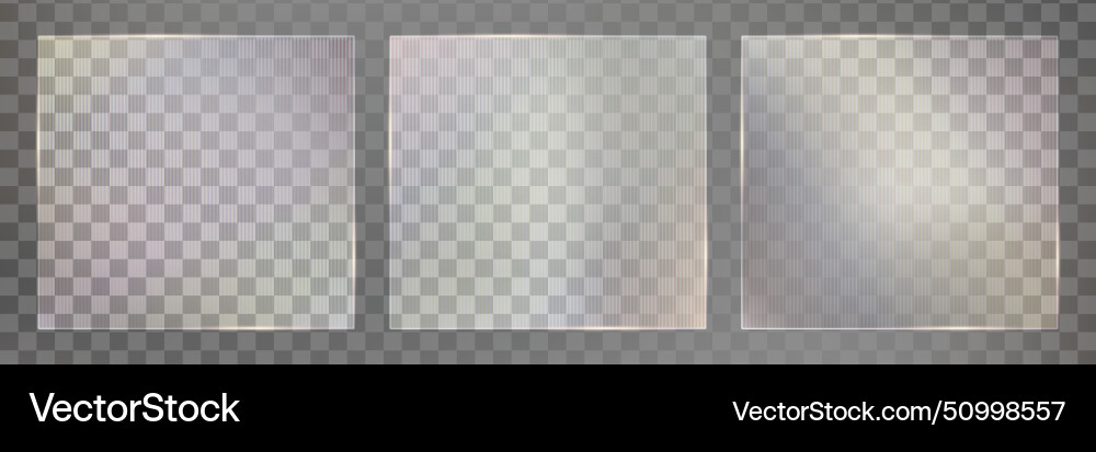 Acrylic ribbed glass effect png Royalty Free Vector Image