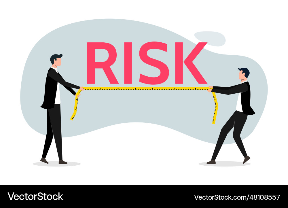 Risk assessment and investigation analyze Vector Image