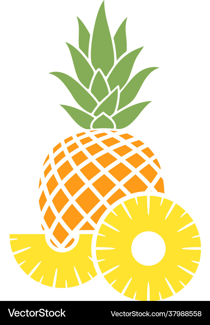 Pineapple Royalty Free Vector Image - VectorStock