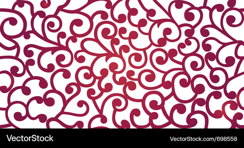 Seamless background of curles Royalty Free Vector Image