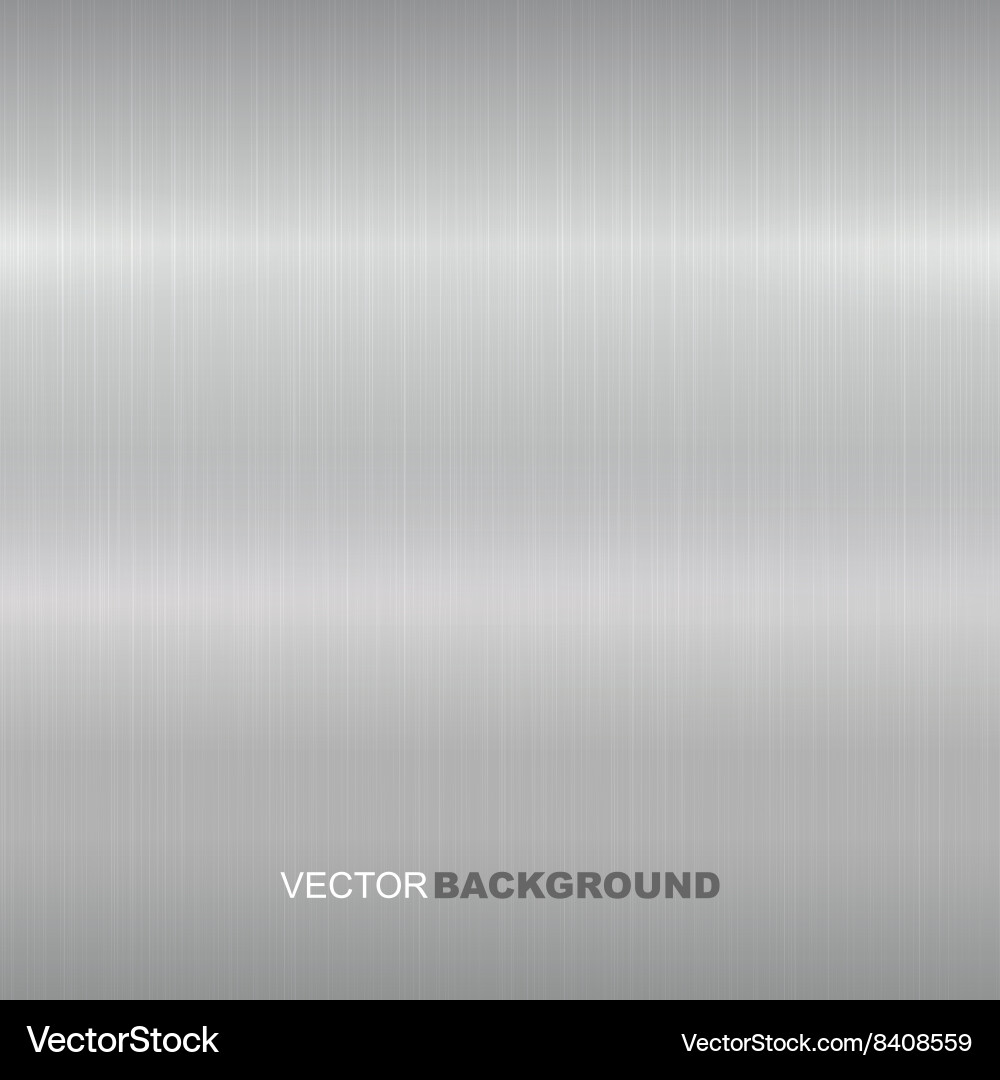 Metallic Brushed Metal Texture Royalty Free Vector Image