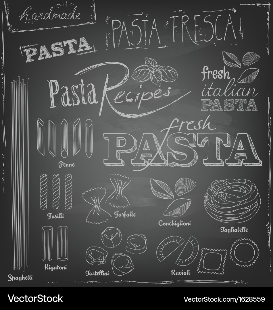 Italian Chalkboard Vector Images (over 1,000)