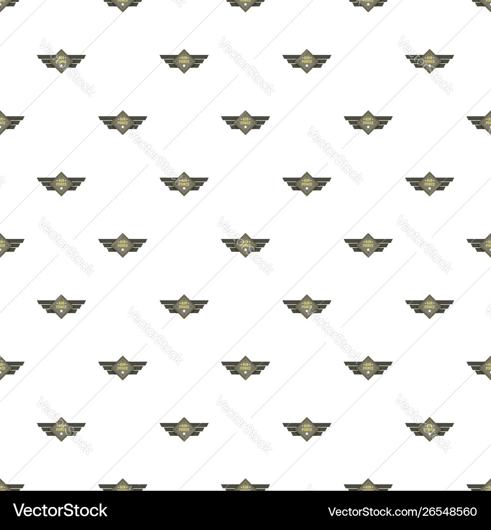 Air force pattern seamless Royalty Free Vector Image