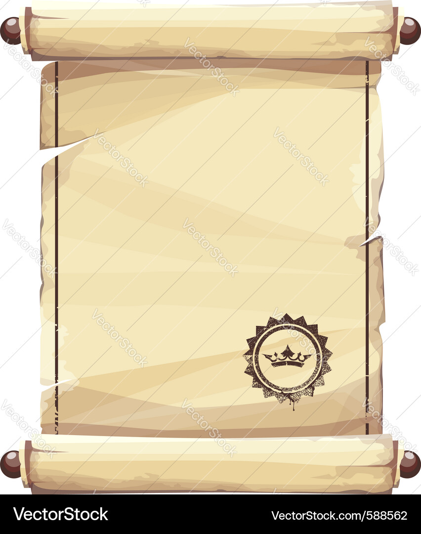 Vintage Parchment Paper Royalty Free Vector Image