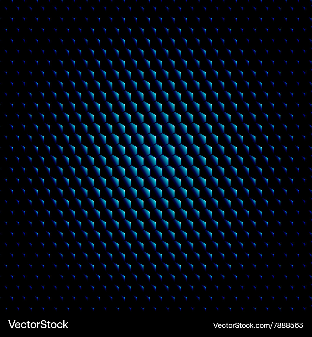 Hexagon Tech Texture Background Royalty Free Vector Image