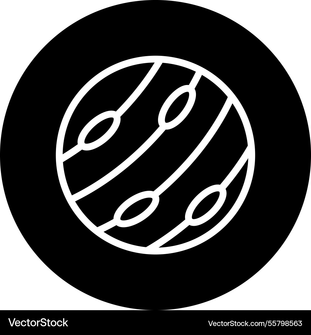 Neptune icon design Royalty Free Vector Image - VectorStock