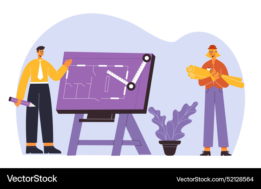 Builders engineers architects professional Vector Image
