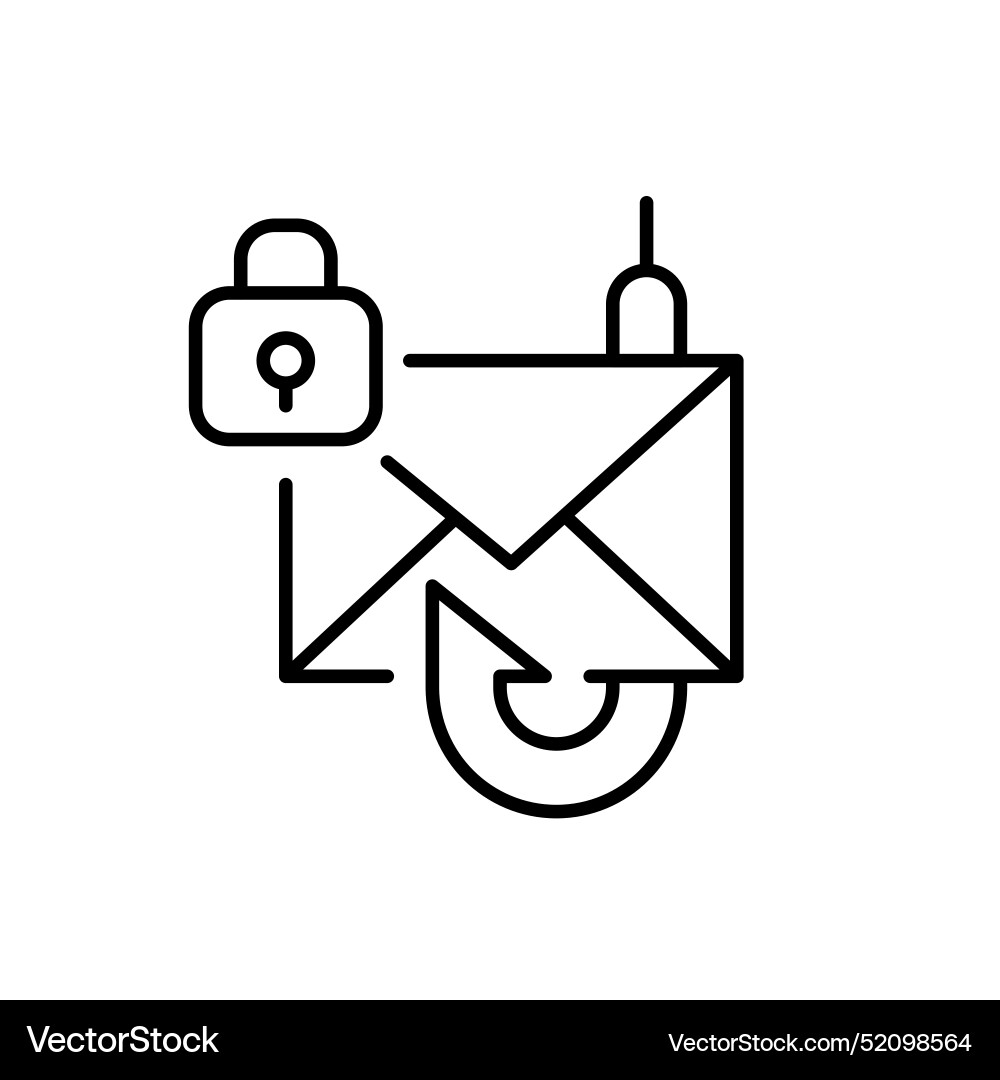 Phishing protection secure e-mail defence Vector Image