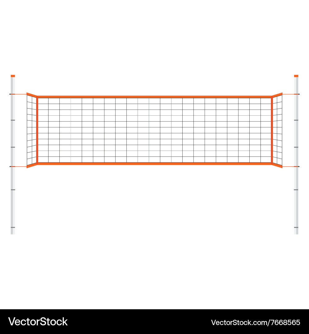 Volleyball net Royalty Free Vector Image - VectorStock