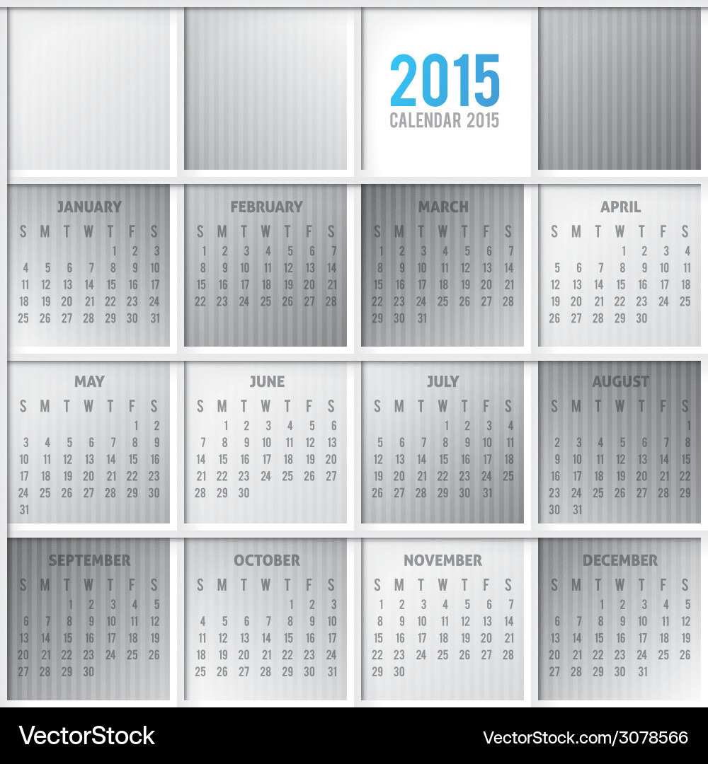Calendar Royalty Free Vector Image - VectorStock