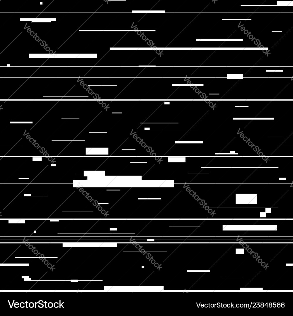 Glitch abstract background with distortion Vector Image