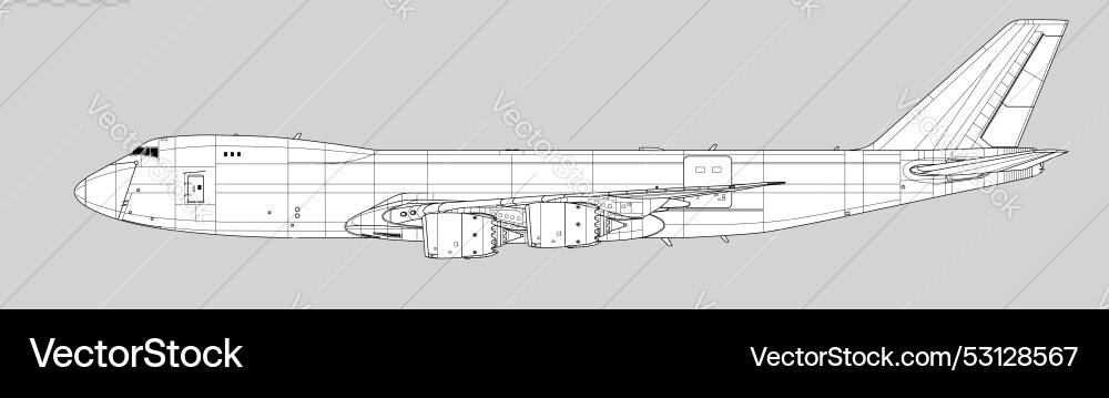 Airplane 747 Jet Vector Images (49)