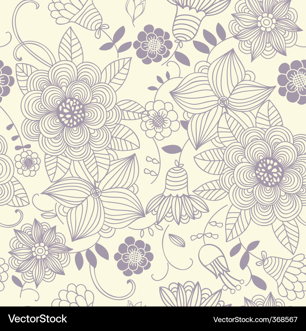 Texture with flowers Royalty Free Vector Image