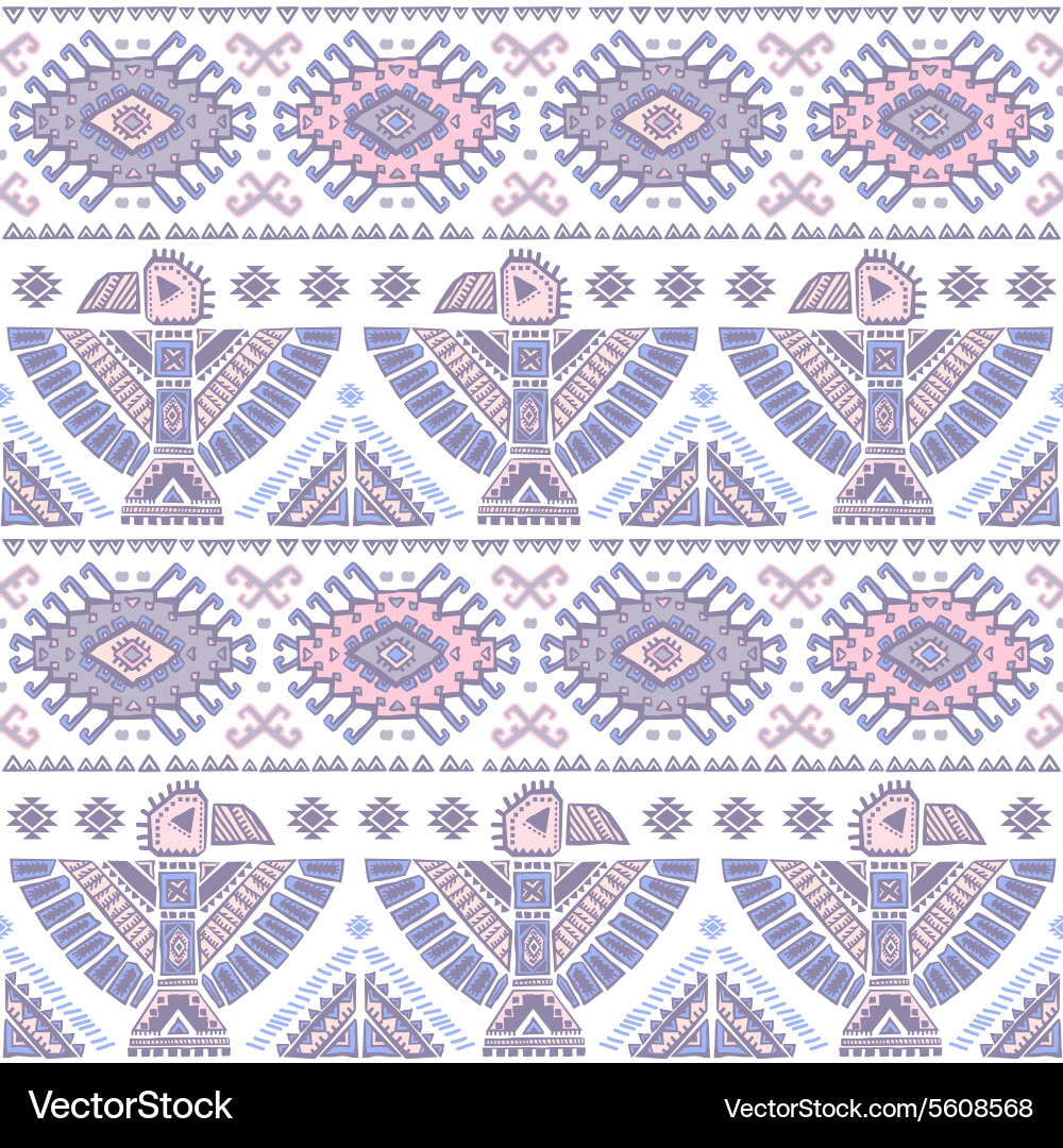 Native American Tribal Pattern Royalty Free Vector Image