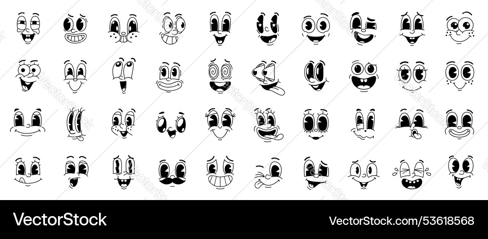 Retro Faces Vector Images (over 150,000)