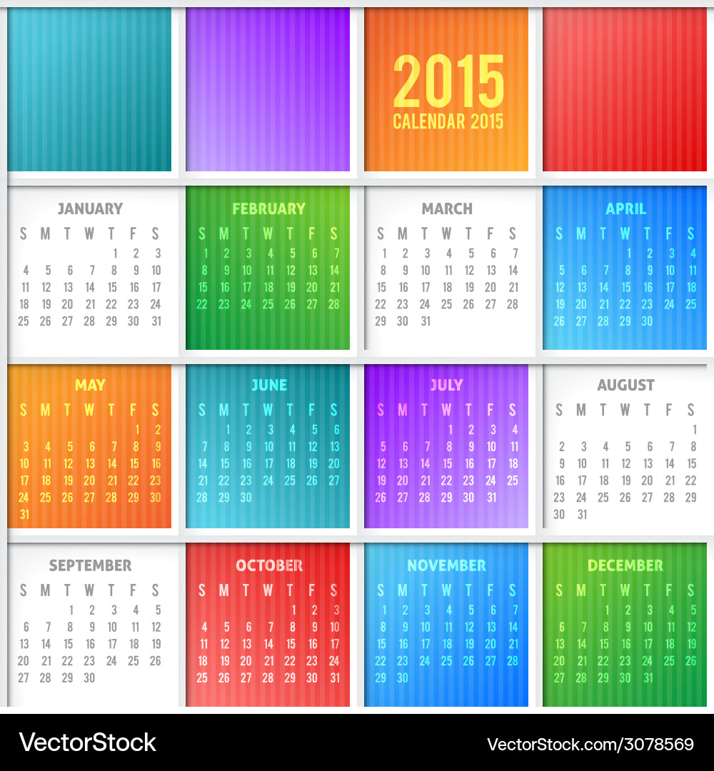 Calendar Royalty Free Vector Image - VectorStock