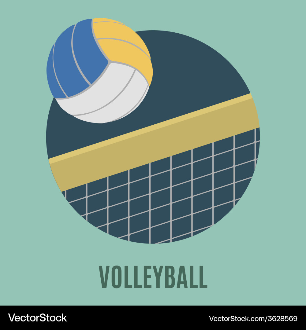 Volleyball Royalty Free Vector Image - VectorStock