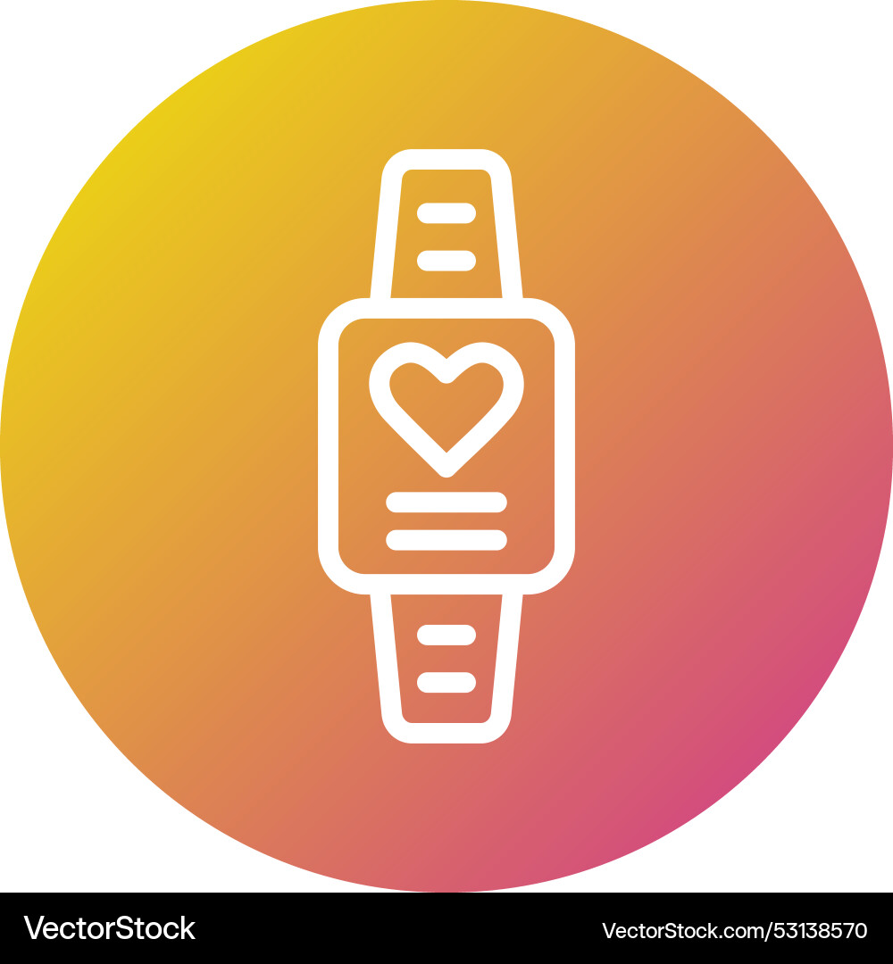Smart watch icon design Royalty Free Vector Image