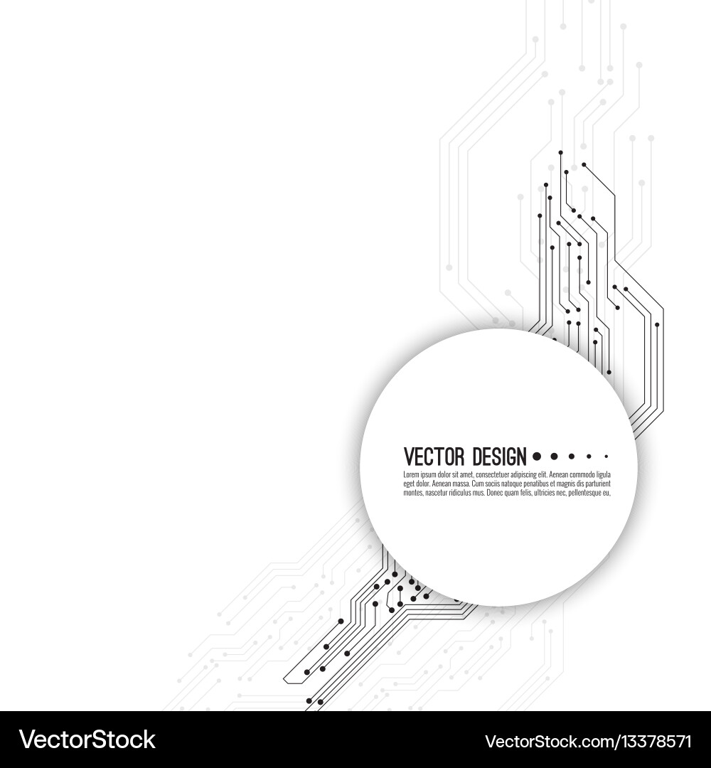 Electronic motherboard Royalty Free Vector Image