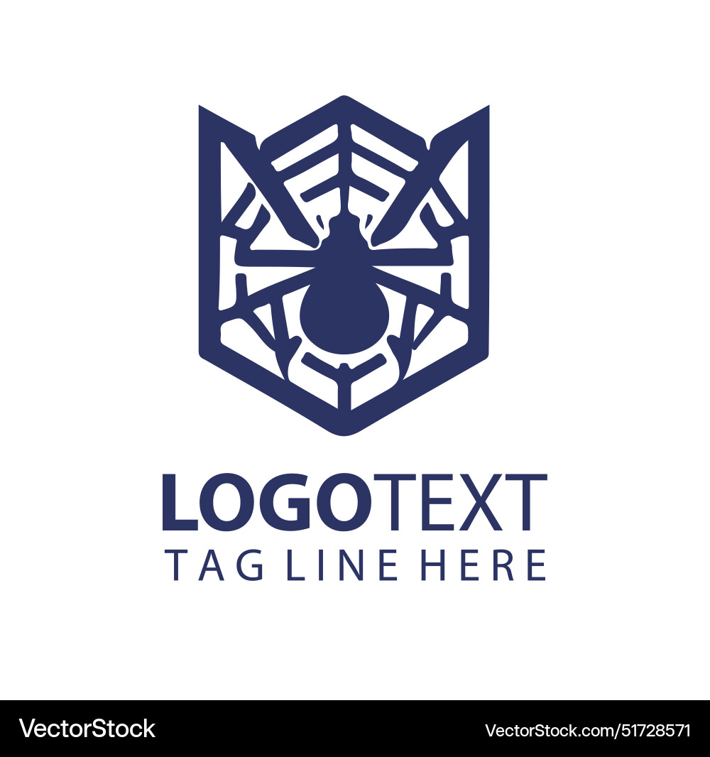 Spider logo Royalty Free Vector Image - VectorStock