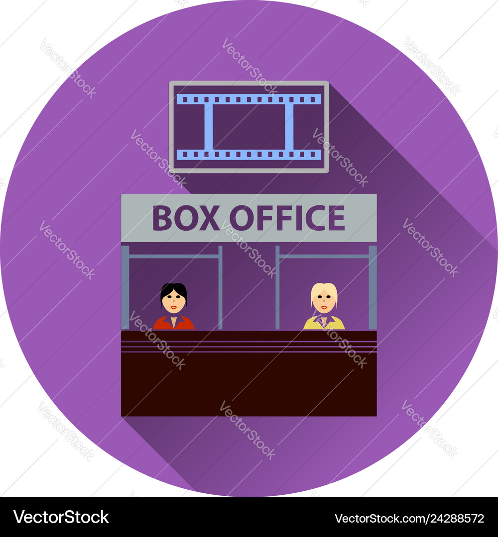 Box office icon Royalty Free Vector Image - VectorStock