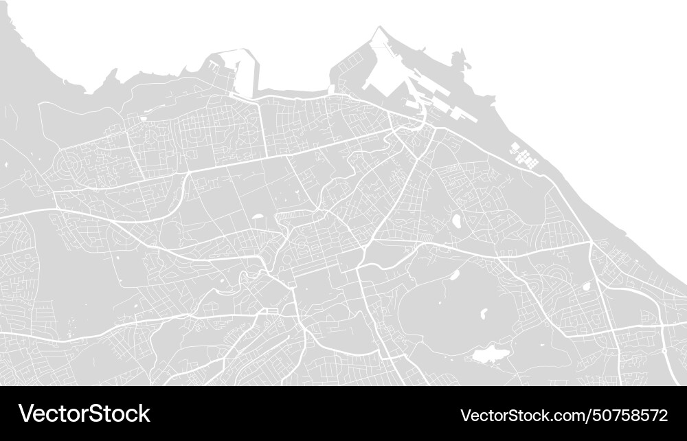Edinburgh map scotland grayscale city Royalty Free Vector