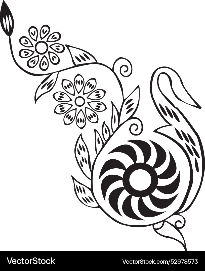 Alpona design elements Royalty Free Vector Image