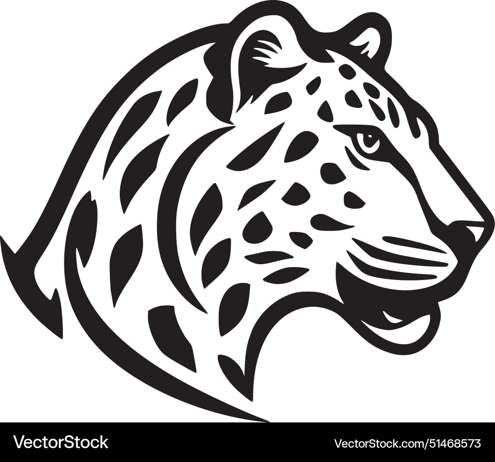 Cheetah - minimalist and simple silhouette Vector Image