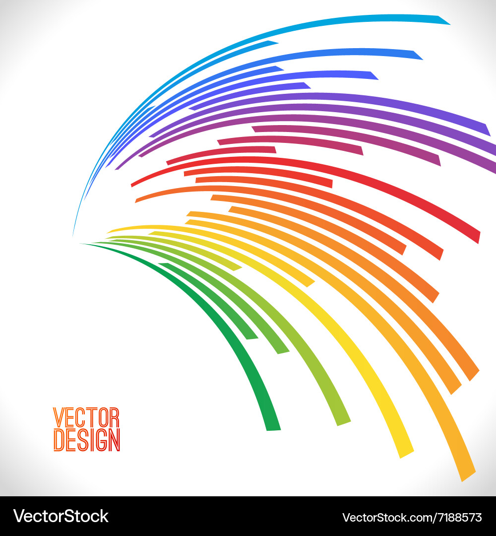Colorful lines background Royalty Free Vector Image