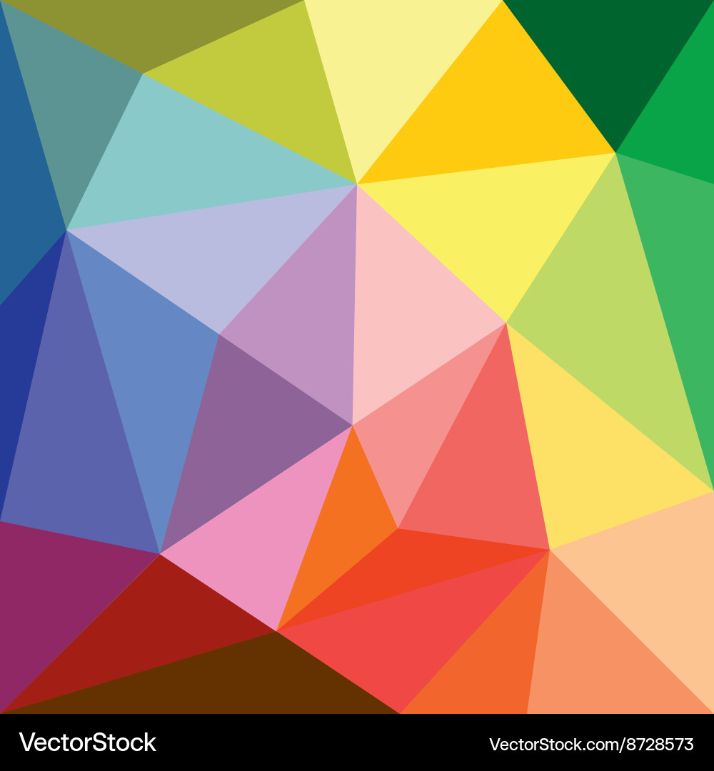 Triangle colorful background Royalty Free Vector Image