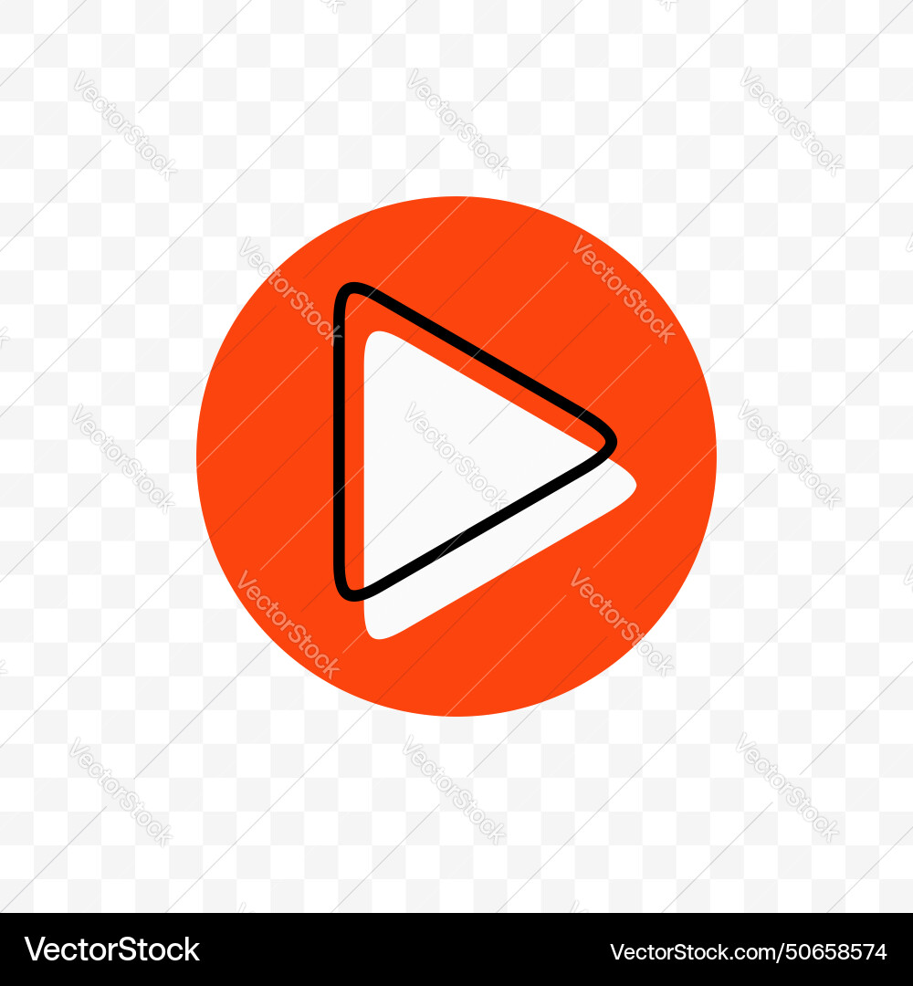 Play media button icon symbol Royalty Free Vector Image