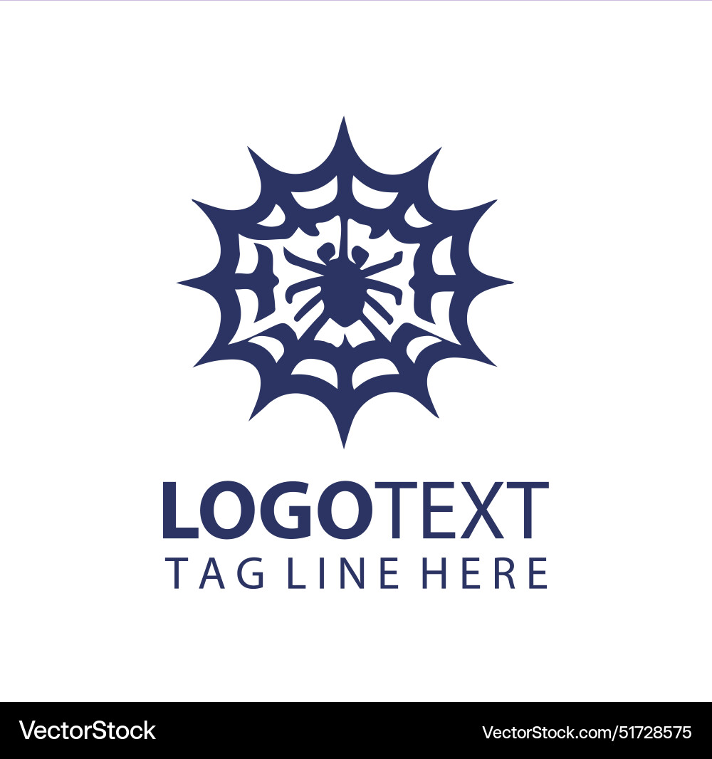Spider logo Royalty Free Vector Image - VectorStock