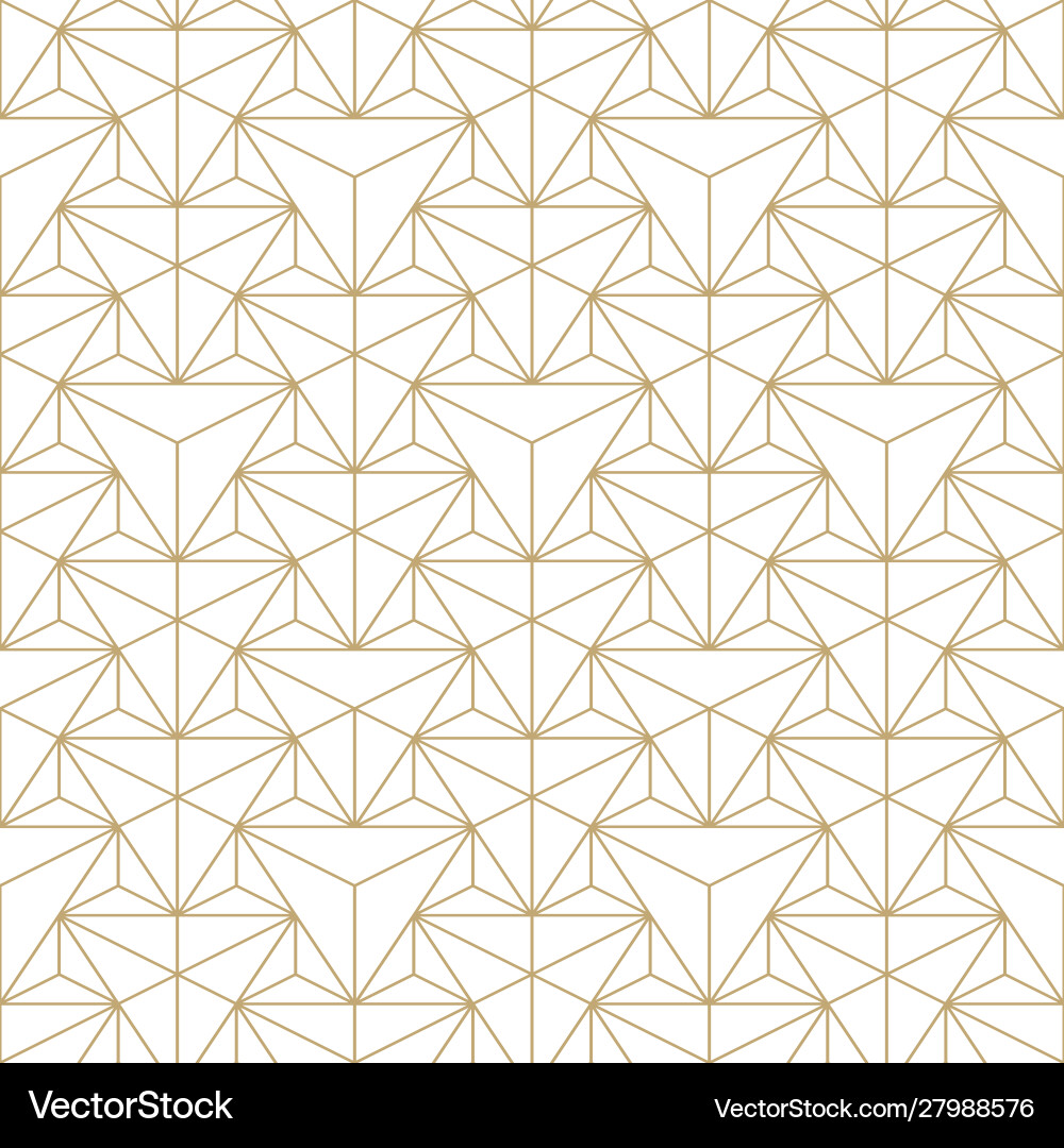 Golden Geometric Pattern Royalty Free Vector Image