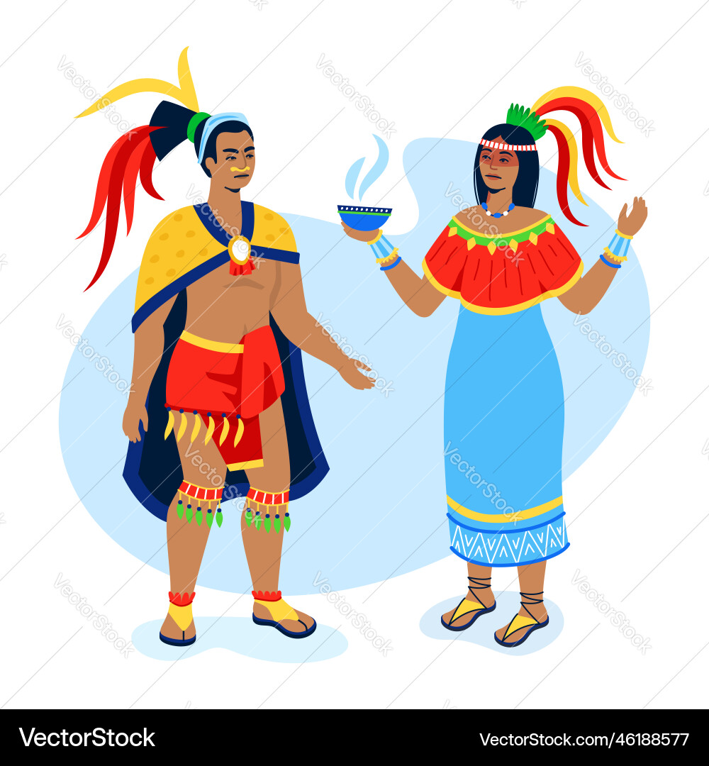 Chief and woman - modern colored Royalty Free Vector Image