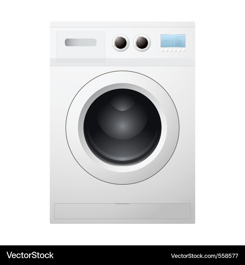 Washing machine Royalty Free Vector Image - VectorStock