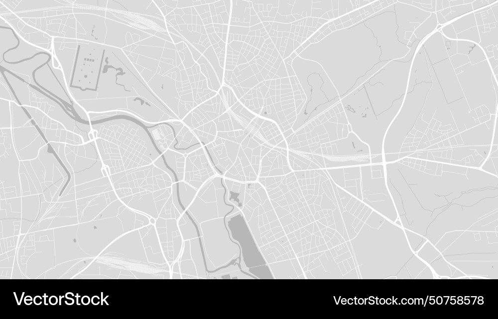 Background hanover map germany white and light Vector Image