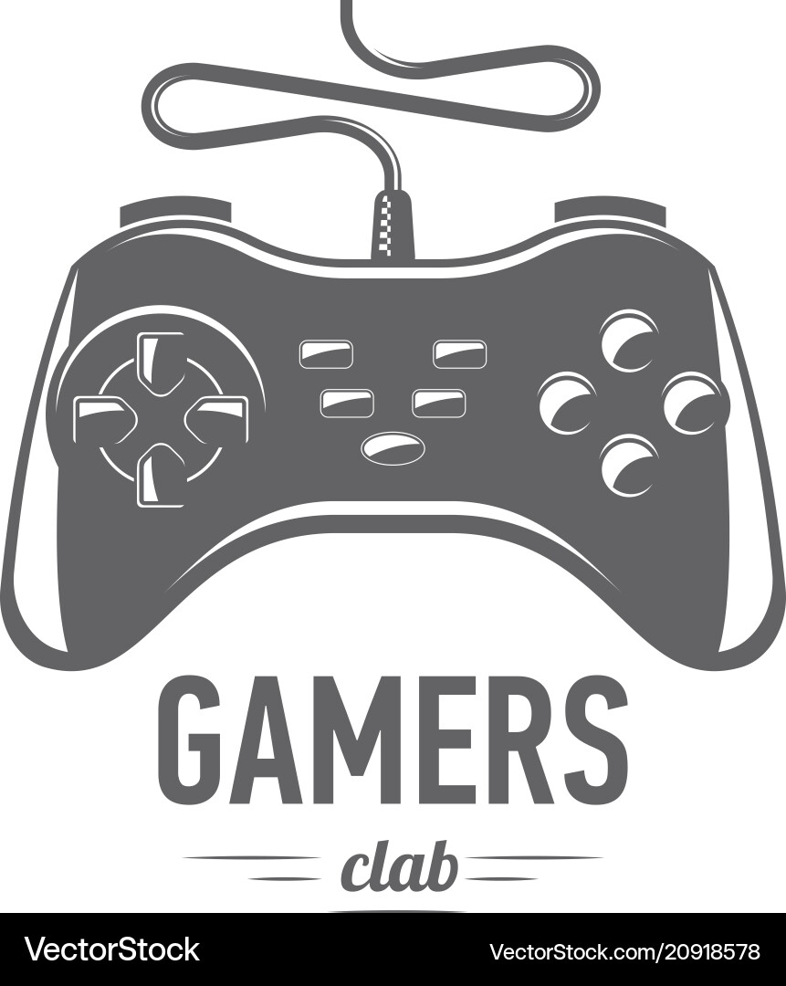 Gamepad badges Royalty Free Vector Image - VectorStock
